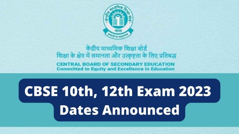 CBSE 10th and 12th exam Date-sheet Notification: Know Release Date ...