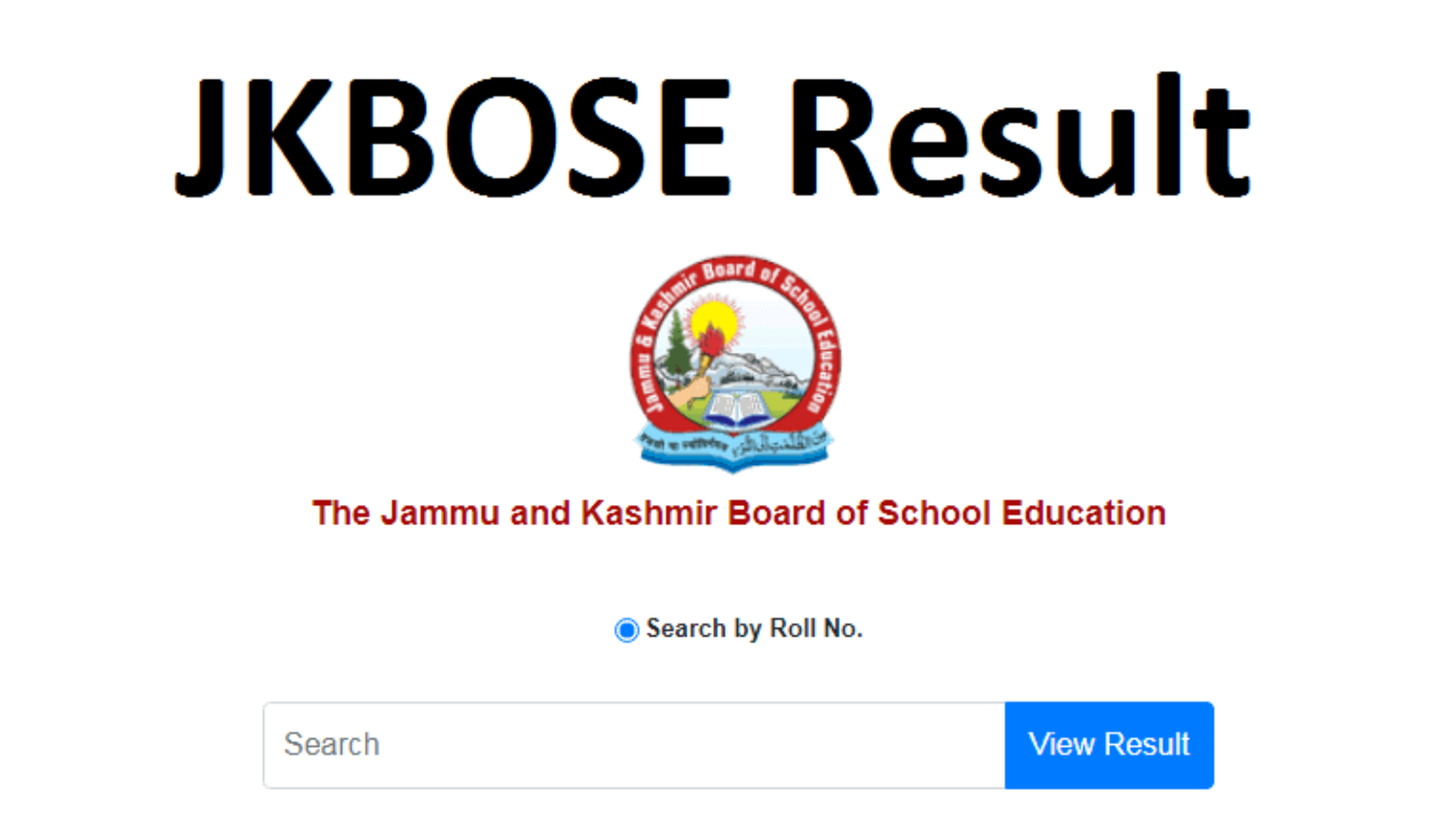 JKBOSE Result For Class 10th, 11th and 12th- Check Your Result Here ...